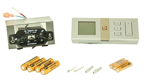 Basic Wall Mounted Remote | Travis Industries Gas Stoves | GS2