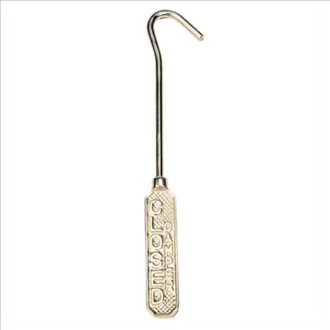Solid Brass Open/Close Damper Pull - Part # C-9158