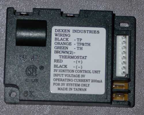 FMI Control Module | FMI Gas Fireplace | Model Sentinel DV 36