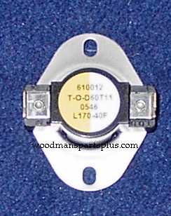 Limit Control | Snap Disk | Ashley Furnace | Models 24A and 30A