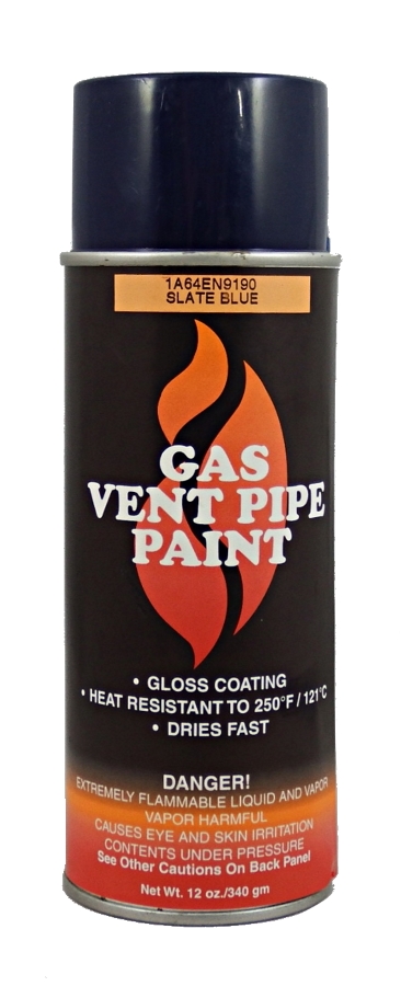 Gas Vent Pipe Paint, Slate Blue