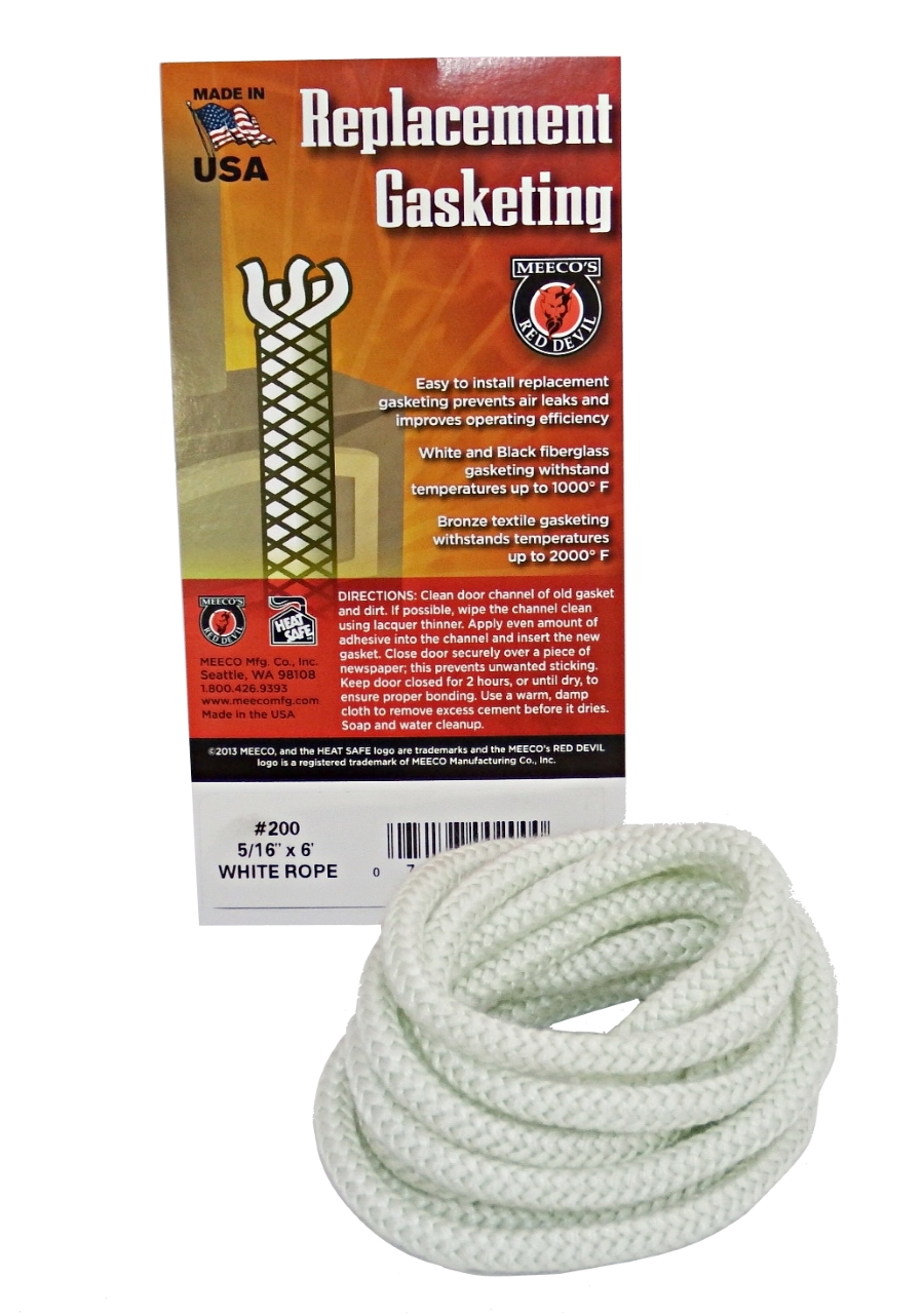 Gasket Rope | Medium Density | White | Harman Wood Stoves