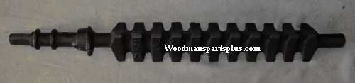 Right Long Triplex Grate | Stewart Oak | Cast Iron Parts