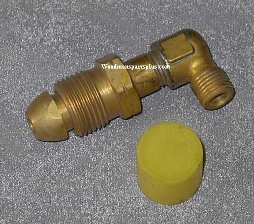 Gas Grill Brass POL Angles Fitting