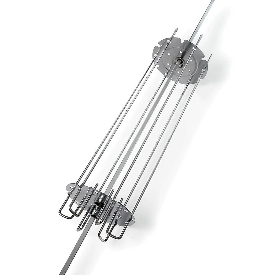 Six Skewer Rotisserie | Gas Grill Tools | Standard Spit Rods