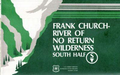Frank Church Wilderness Map - River of No Return Wilderness Map