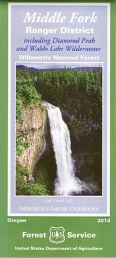 Middle Fork Ranger District - Willamette NF Map