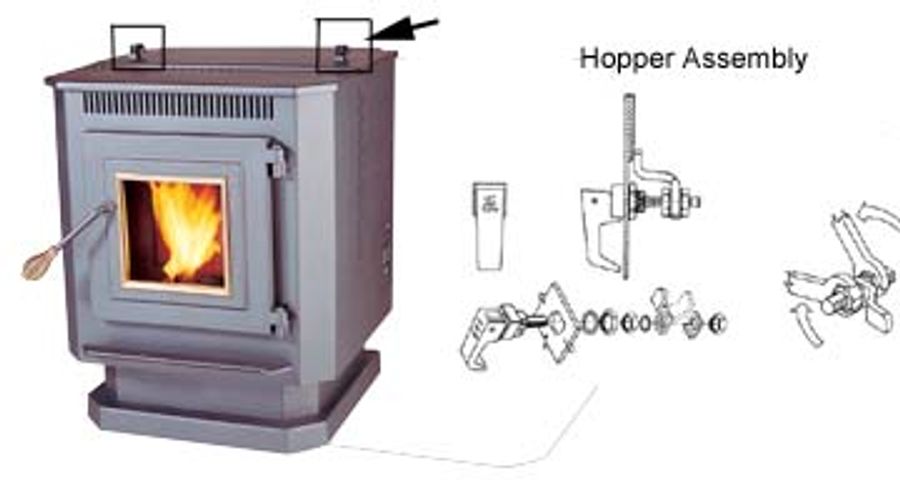 England Pellet Stove 25-PDVC 55-SHP10 55-TRP10